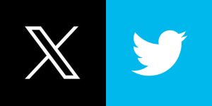 Transforming Twitter's iconic bird logo into the X symbol