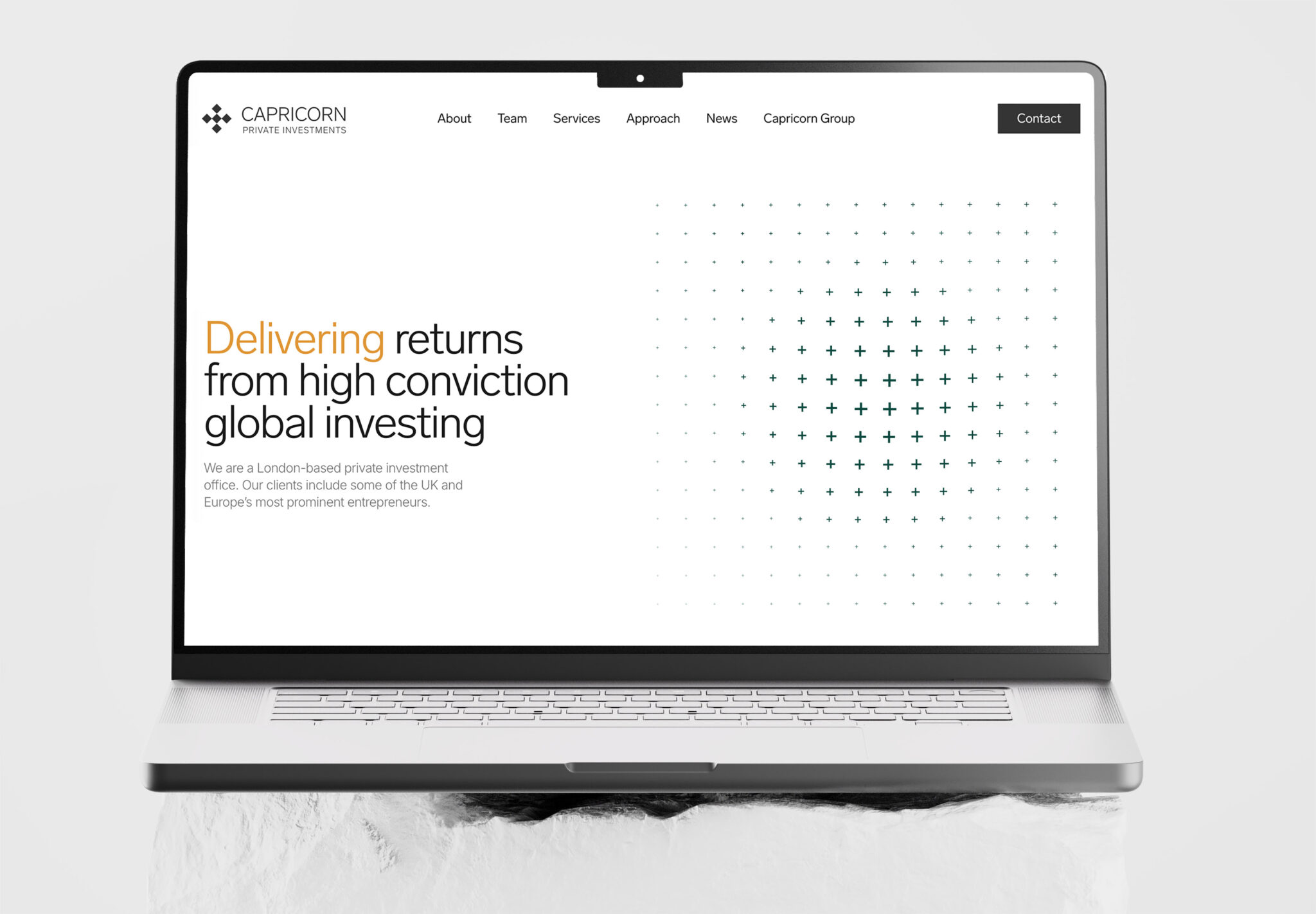 Capricorn Private Investments - web design